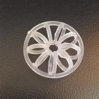 China Plastic Random Packing PVC Teller Rosette Ring 47mm For Stripping Service for sale