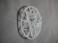 China Pe Pp Pvdf Plastic Random Tower Packing Snowflake Ring Media for sale