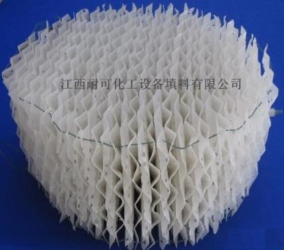 China Plastic Structured Tower Packing als zuivering van staalgassen Te koop