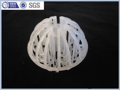 Cina 100% Virgin PP Tower Packing Tripac Ball 89mm per il trattamento delle acque reflue in vendita