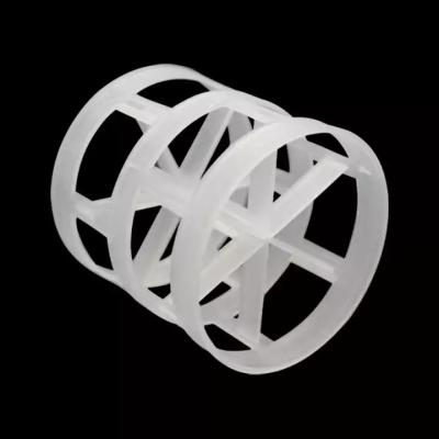 Cina Plastico polipropilene anello di imballaggio casuale pallet per la torre di imballaggio scrubber per il trattamento delle acque reflue PP PE RPP PVC CPVC PVDF in vendita