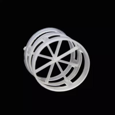 Cina 25mm 38mm Torre di imballaggio PP PE RPP PVC CPVC PVDF PTFE PP Pall Ring PP Plastico Pall Ring in vendita