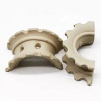 China Ceramic Saddles Random Packing Super Intalox Saddle Ring for sale