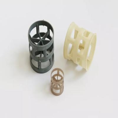 China 16mm 25mm 38mm 50mm 76mm PP RPP CPVC PVDF Plastic Packing Pall Ring Te koop