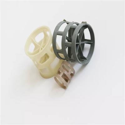 China 16mm 25mm 38mm 50mm 76mm PP RPP CPVC PVDF Plastic Packing Pall Ring Te koop