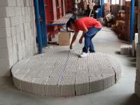 China Corrugated Column Packing Ceramic Structured Packing 500Y for sale