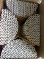 China Corrugated Column Packing Ceramic Structured Packing 500Y for sale