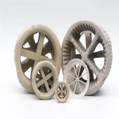 Cina Imballaggio a torre Alumina Ceramica Cascata Mini Anello Ceramica Imballaggio casuale in vendita