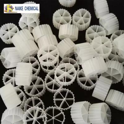 China Mehrfache Kunststoff-Biofiltermedien MBBR-Medien Für MBBR-Biofiltermedien PE HDPE zu verkaufen