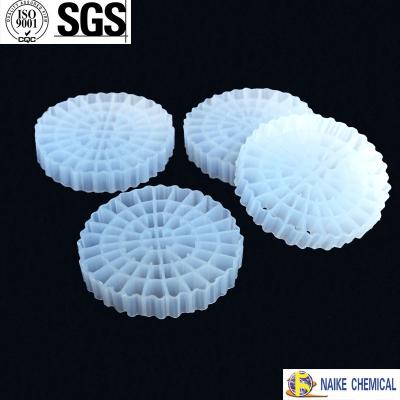 Cina Fabbrica all'ingrosso Letto mobile in HDPE bianco Biofiltro 25*4mm in vendita