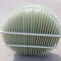 China Customized Round PP Vane Type Mist Eliminator For Gas Scrubber for sale