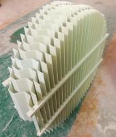 China Customized Round PP Vane Type Mist Eliminator For Gas Scrubber for sale
