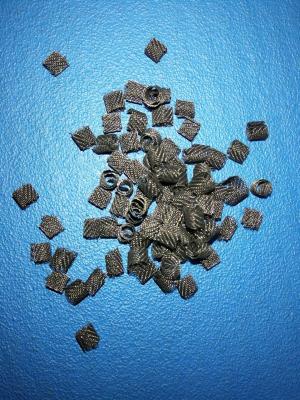 China Titaniumdraadgasharing Dixon-verpakkingsring 6*6mm voor laboratoriumrandom verpakking Te koop