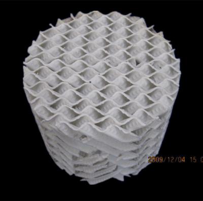 China Corrugated Ceramic Packing 125Y, 250Y, 350Y, 450Y, 500Y, 700Y for Reducing Energy Consumption à venda