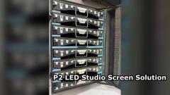 P2 LED Display Screen High Definition Studio Rental Solution