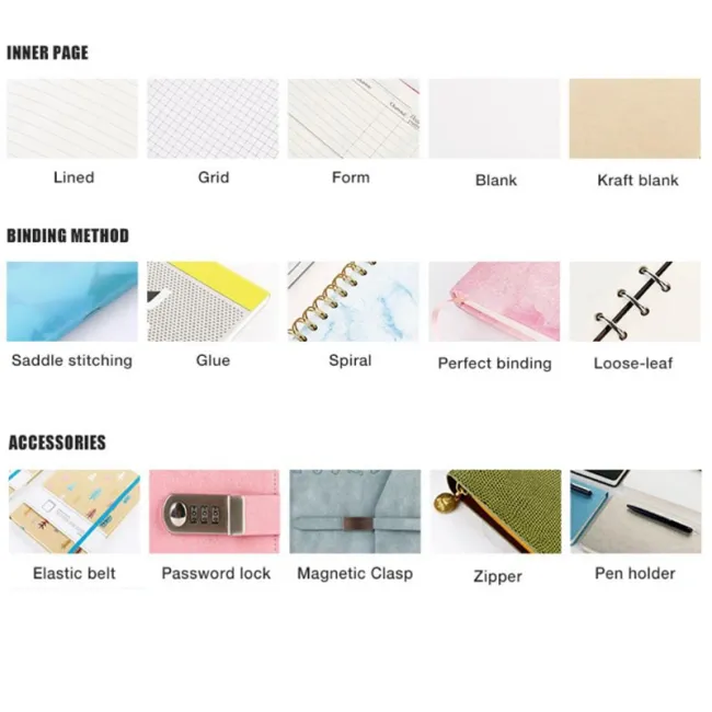 A5 Spiral Bamboo Writing Note Planner for Promotion Gifts