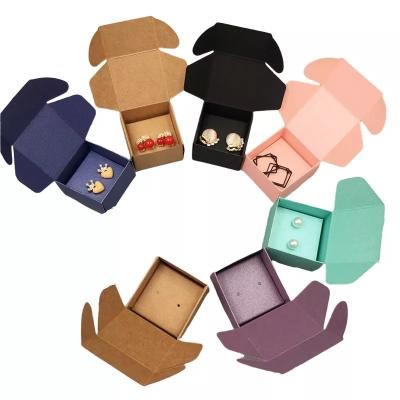 Cina DIY che piega la scatola di carta di Mini Jewelry Packing Small Soap del contenitore di regalo di Kraft in vendita