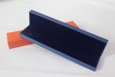 China CMYK-SGS van het de Giftleer van de Fluweelhalsband van de de Juwelendoos de Luxe Met de hand gemaakte Glanzend Te koop