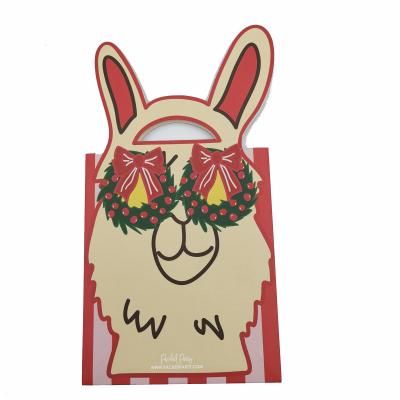 Cina Sacchi di carta bollati amichevoli 300gsm di Eco Natale di lusso Tote Fashion Shopping Packaging del regalo in vendita
