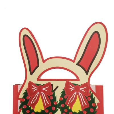 Cina Sacchi di carta bollati amichevoli 300gsm di Eco Natale di lusso Tote Fashion Shopping Packaging del regalo in vendita
