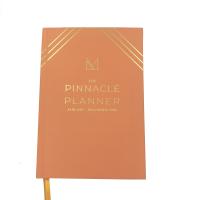 China Custom 120GSM Orange A5 Hardcover Notebook Matte Lamination 500 PCS MOQ for sale