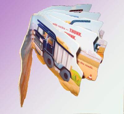 Cina libro del bordo della copertina dura di pop-up tagliato bambini 30pp di servizi di stampa offset del libro 350gsm OPP in vendita