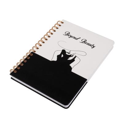 China 142*210mm Organizer Planner Book 100gsm Hardcover Durable Spiral Bound Notebook for sale