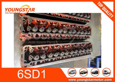 중국 발굴기 부품을 위한 전체 엔진 실린더 헤드 Isuzu 6SD1 12V / 6CYL 판매용