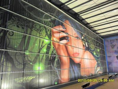 China Creative big matrix trivision billboard for outdoor advertising for sale