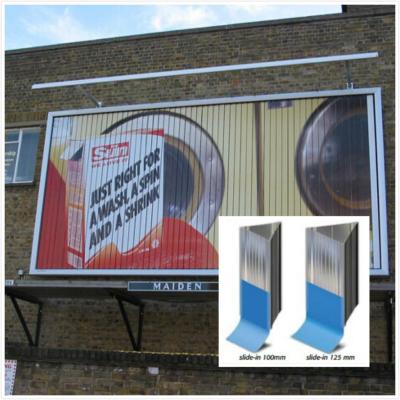 China Quick Post aluminium wall mounted trivision sign for sale
