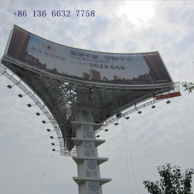 China Super Large Outdoor Aluminum Advertising Trivision Banner Sign for sale