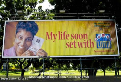 China Wall-Mounted Ads Signs Tri-Vision Billboard Construction for sale