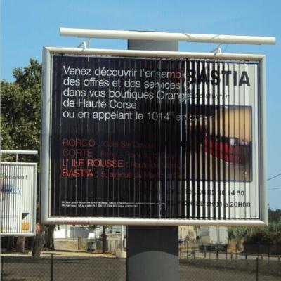 China Unipole Outdoor Advertising prisma Trivision Billboard for sale