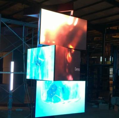China New LED Billboard Outdoor 360 Degree Spinning LED Display Panel for sale