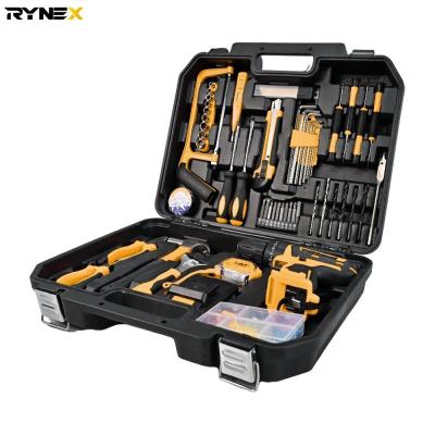 China RYNEX 48-Piece Tool Kit with Cordless Drill, Pliers, Sockets and Bits for sale