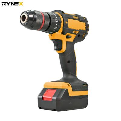 China RYNEX 21V Brushless Cordless Drill Driver Set, 25Nm, 10mm Chuck, 2-Speed for sale