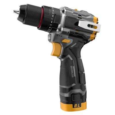 China RYNEX Brushless Cordless Hand Drill, 40Nm Torque, 10mm Chuck, 2 Speeds for sale