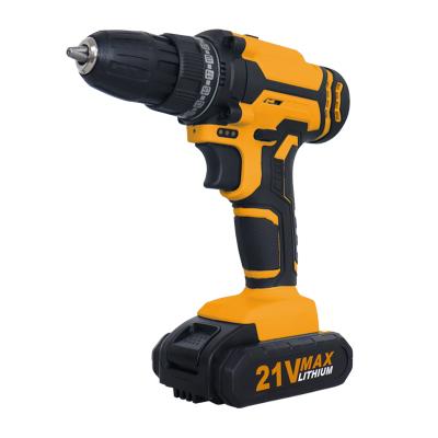China 21V Cordless Drill Driver Set, 25Nm Torque, 10mm Chuck, LED Light for sale