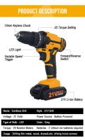 China 21V Cordless Drill Driver Set for sale