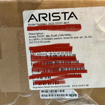 Cina DCS-7010T-48-F Arista 7010T Switch NIB originale in vendita