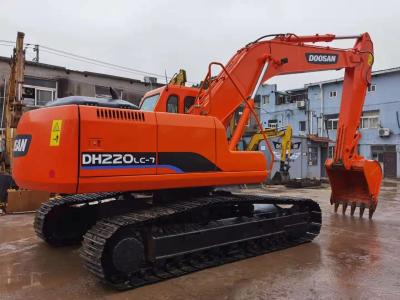 China Doosan DH220 DH225 DH215 Used Crawler Excavator With Bucket for sale
