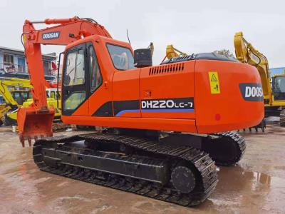 China Doosan DH220 DH225 DH215 Used Crawler Excavator With Bucket for sale