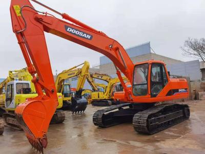 China Doosan DH220 DH225 DH215 Used Crawler Excavator With Bucket for sale
