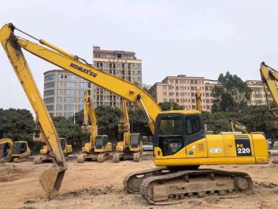 중국 PC220은 18m 롱붐과 코마츠 굴삭기를 사용했습니다 판매용