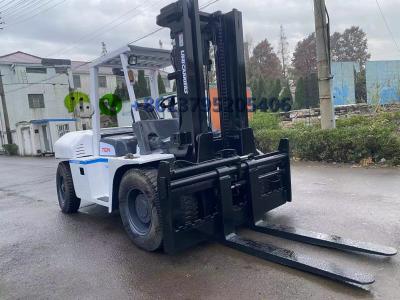 China 10 Ton TCM FD100 Used Forklift Truck With 6m Lifting Height for sale