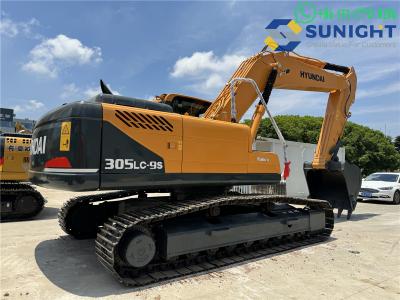 중국 중고용 현대 305LC-9s 발굴기 크롤러 발굴기 사용 기계 305 9S LC 판매용