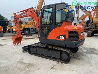 Cina Usata Doosan DX60-9C Mini Crawler Excavator Trasmissione meccanica in vendita