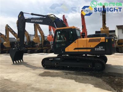 중국 사용 된 현대 220HD 발굴기 HX200HD 450L 연료 용량 판매용