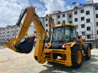 China Used JCB 4CX Wheel Loader with Diesel Engine for sale