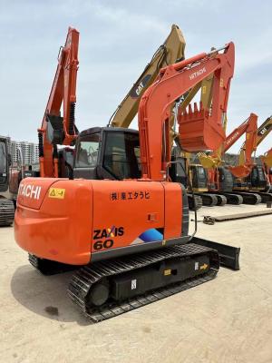China 6 Ton Mini Used Hitachi Excavator ZX60 With Blade And Low Working Hours for sale